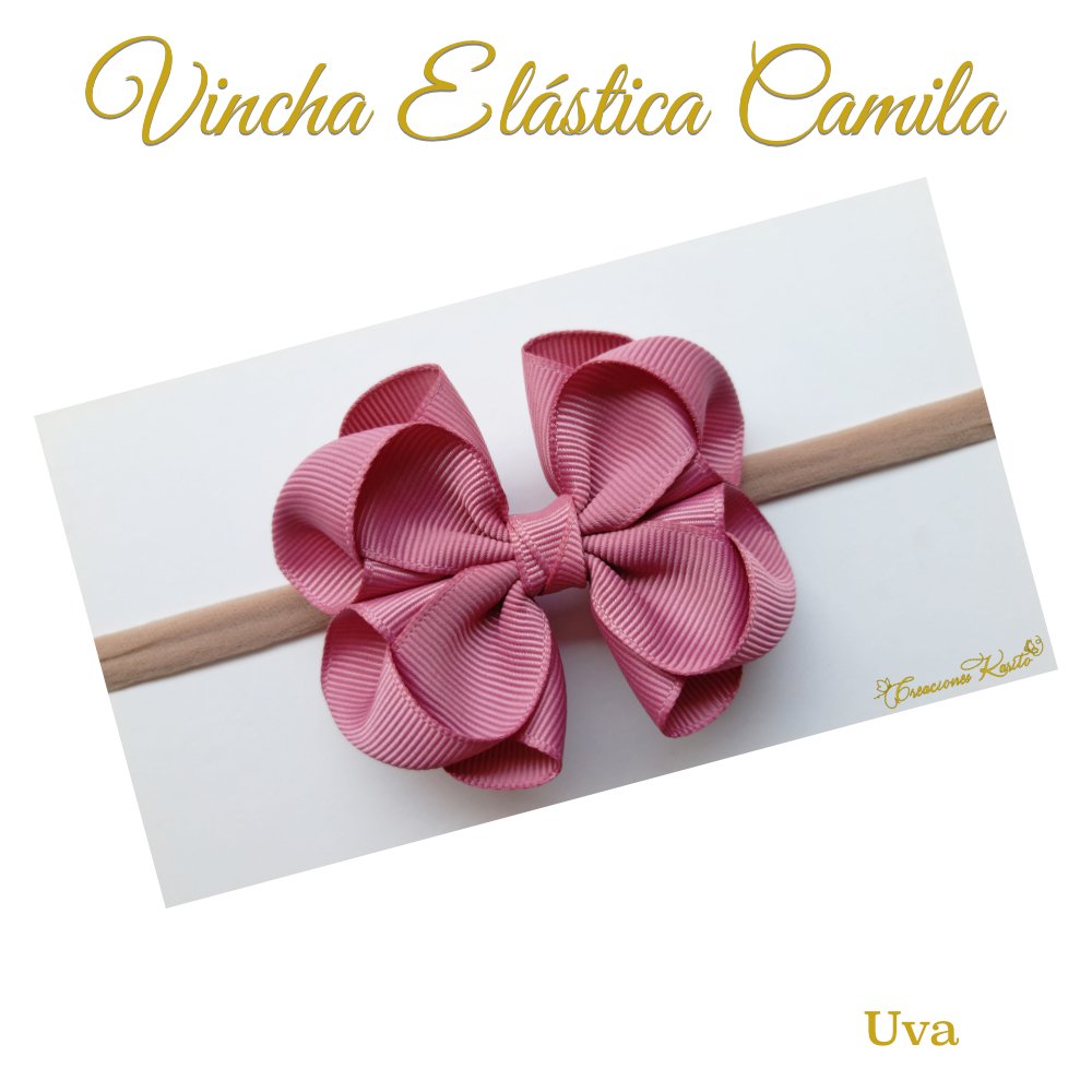 Vincha para bebé modelo 'Camila' - Creaciones Karito