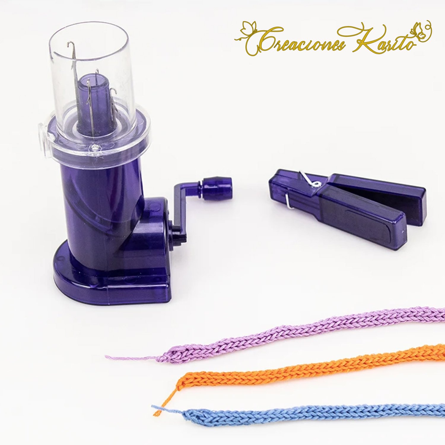 Máquina Tejedora de cordones - Tricotín - Creaciones Karito