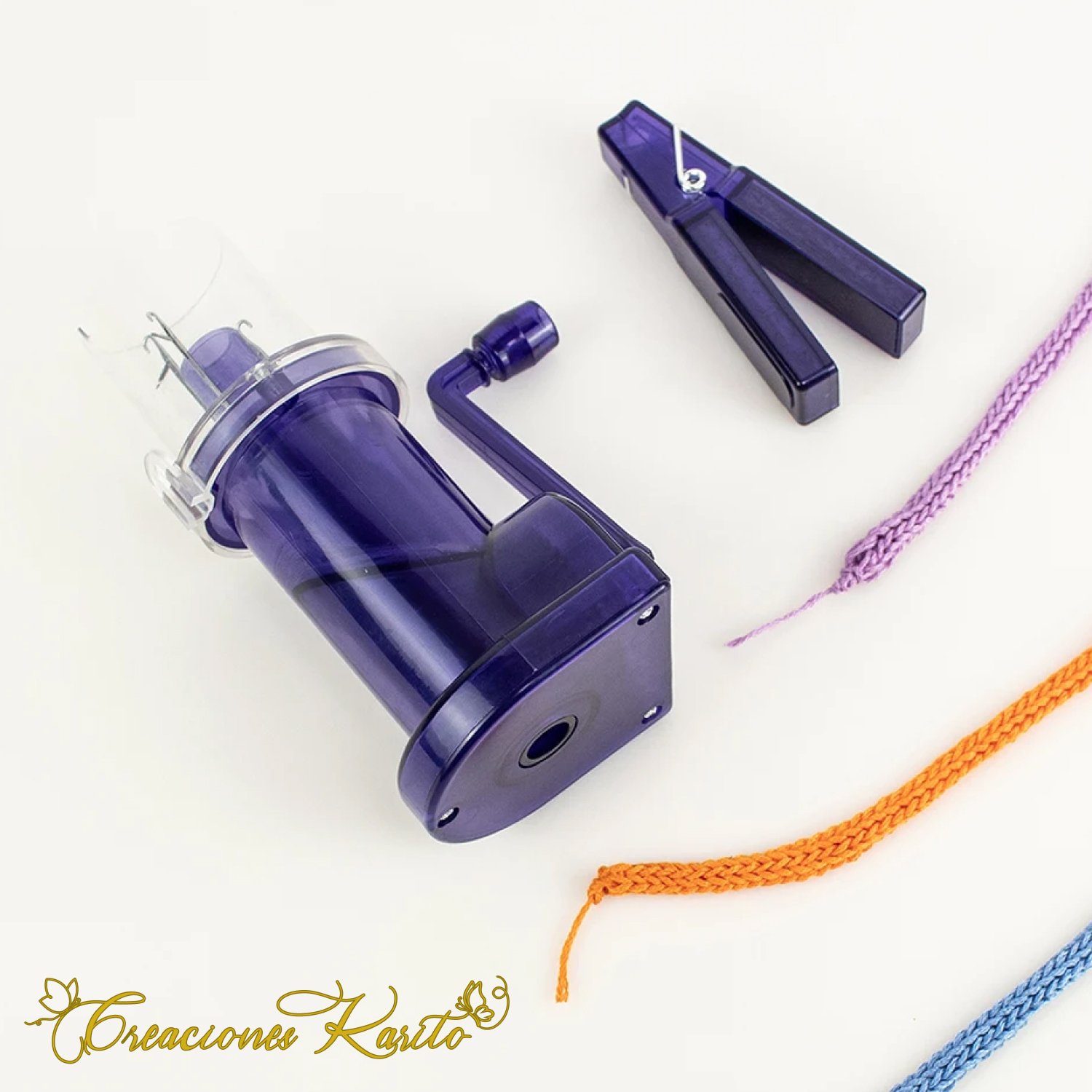 Máquina Tejedora de cordones - Tricotín - Creaciones Karito